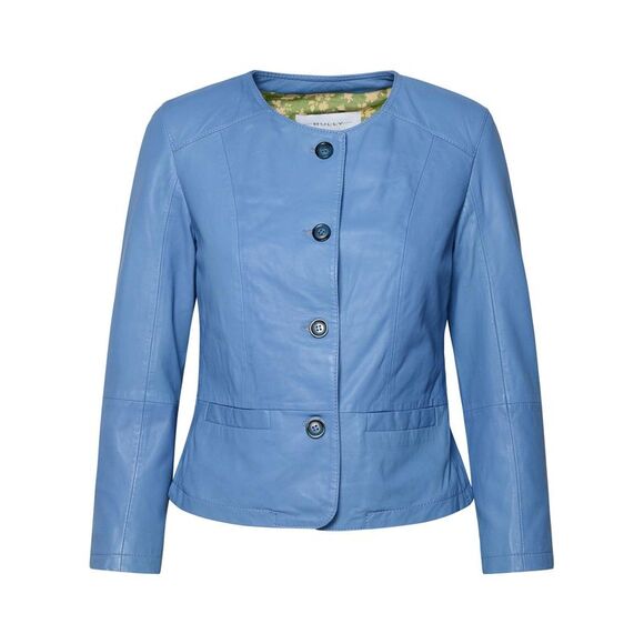 BULLY | Jackets & Coats | Bully Light Blue Leather Jacket Women | Poshmark